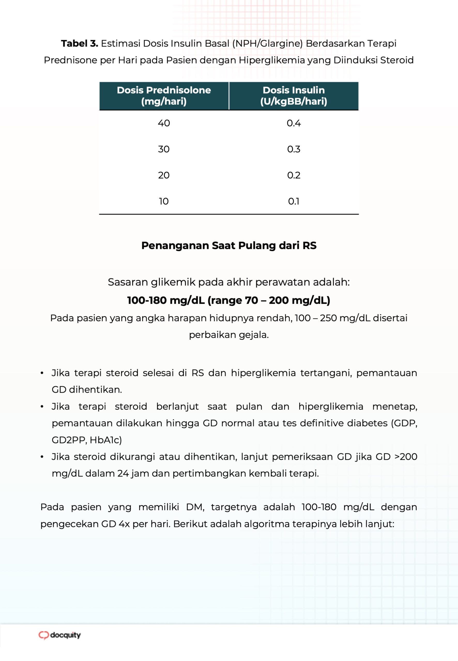 Manajemen Hiperglikemia Yang Diinduksi Steroid Pada Pasien Diabetes ...